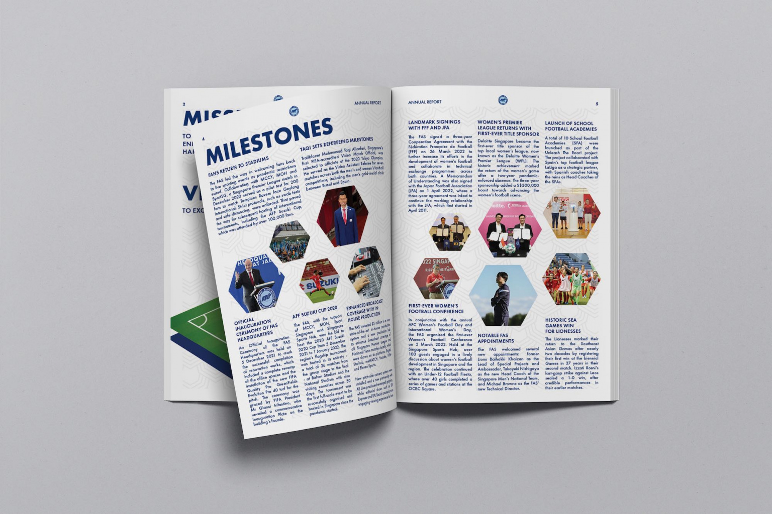 Graphic Design: FAS Annual Report - COCO CREATIVE STUDIO